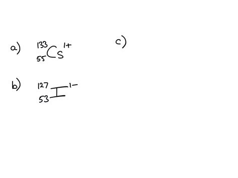 Solved Write The Symbol For Each Of The Following Ions A The Ion