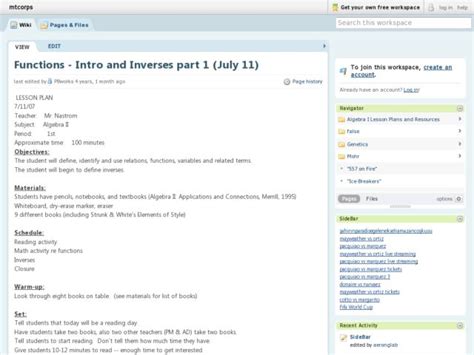 Functions Intro And Inverses Lesson Plan For 9th 11th Grade