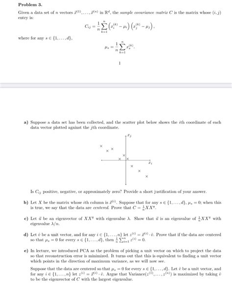 Problem 3 Given A Data Set Of N Vectors 7 1 N