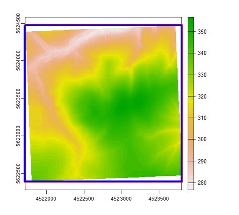 R Shift In Raster Reprojection Geographic Information Systems Stack