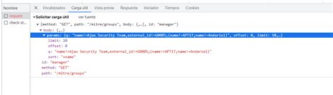 Api Request Returns An Error When Using A `q` In `get Mitregroups