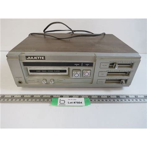 8 Track Player Untested Bodnarus Auctioneering