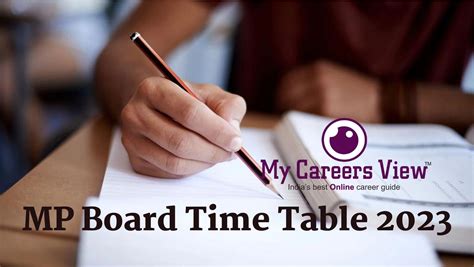 MP Board Time Table 2023 MPBSE Class 10 12 Board Exam Dates My Careers View India S Best