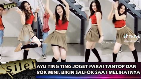 Heboh Ayu Ting Ting Joget Hanya Pakai Tank Top Dan Rok Mini Bikin