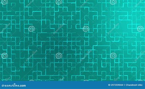 Dark Cyan Abstract Geometric Shapes Technology Background Grid Texture Tech Background Stock
