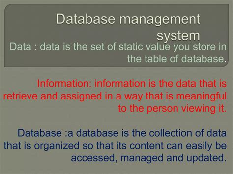 Database Management System Pptx