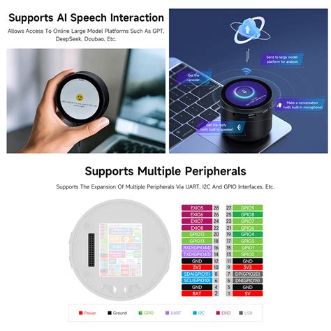 Waveshare Esp32 S3 1 85inch Lcd Development Board With Smart Speaker