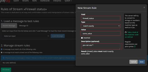 Stream Rule Creation Graylog Central Peer Support Graylog Community