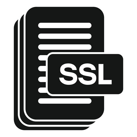Ssl Certificate Icon Simple Vector Web Data 20248562 Vector Art At