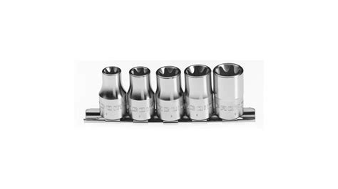 Jtx 40 Facom 5 Piece 3 8 In Standard Socket Set E Torx Rs