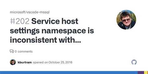 Service Host Settings Namespace Is Inconsistent With Extension Settings Issue Microsoft