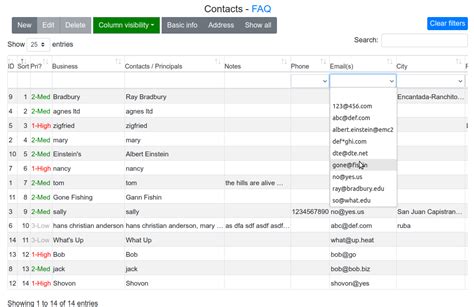 When Using The Select List Filter In A Row The List Is Incomplete DataTables Forums