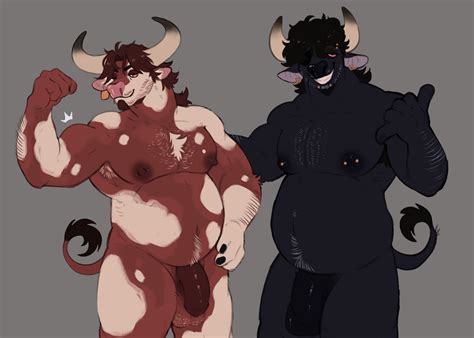 Rule 34 Bovid Bovine Cattle Dangodragon Duo Flaccid Genitals Hi Res