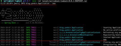 spring boot 与 logback 日志配置 隔叶黄莺 yanbin blog 软件编程实践