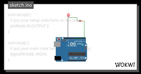 blinkled wokwi esp32 stm32 arduino simulator