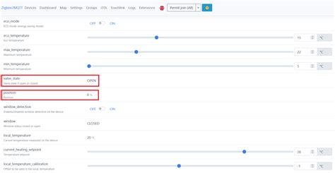 Moes Brt 100 Trv Doesnt Update Valve Position · Issue 14909 · Koenkk