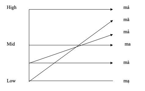Vietnamese Tones Diagram Quizlet
