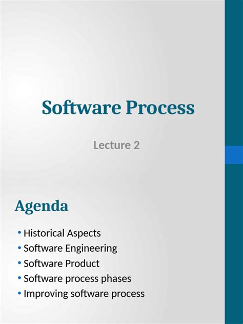 Lecture 2 Software Process Pdf Software Testing Software Development Process