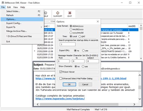 eml file viewer to open and read all contents of eml file for free
