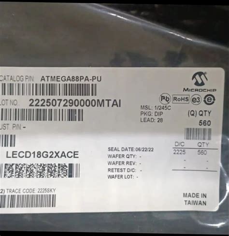 Atmega88pa Pu Microcontrollers Microchip At ₹ 200piece Microchip Microcontroller In Mumbai