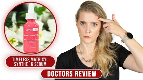 Timeless Matrixyl Synthe6 Review Better Than Matrixyl 3000 For Anti Aging Doctor Anne Youtube