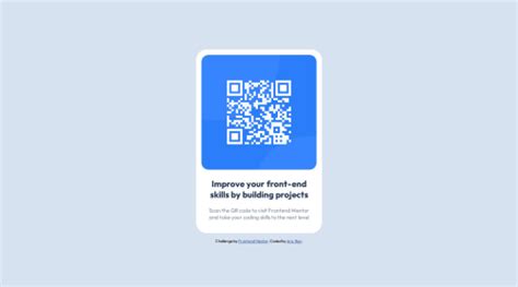 Frontend Mentor Responsive Qr Code Component Coding Challenge Solution