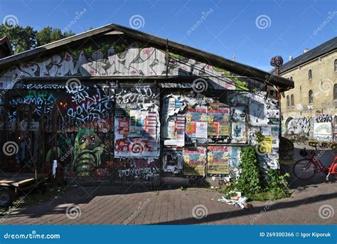 Freetown Christiania Copenhagen Denmark Editorial Photo Image Of