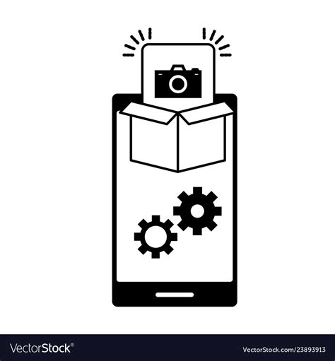 Mobile App Development Royalty Free Vector Image