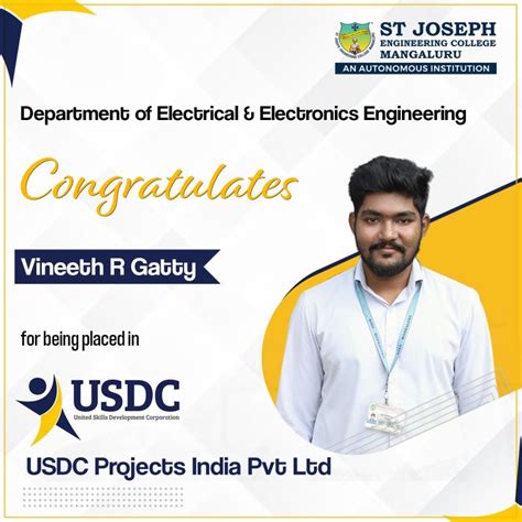 St Joseph Engineering College Mangaluru On Linkedin Placed Placements Corecompany Corejobs