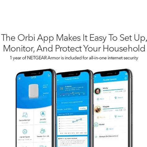 Buy Netgear Orbi Tri Band Wi Fi Mesh System Satellites Grey Pack Of Ng Rbk S