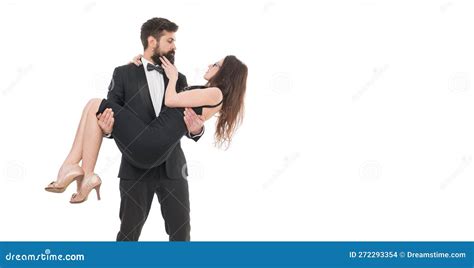 Lovely Evening Romantic Couple In Love Dancing Formal Couple Of