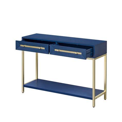Cowlown 45 5 In W X 14 8 In D X 33 3 In H Bathroom Navy Blue Linen