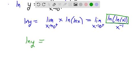SOLVED Use The Logarithm To Reduce The Given Limit To One That Can Numerade