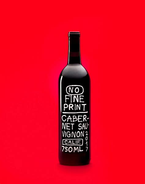 No Fine Print No Fine Print Wine