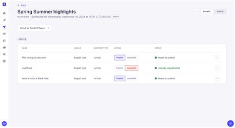 管理发布 Strapi 中文网