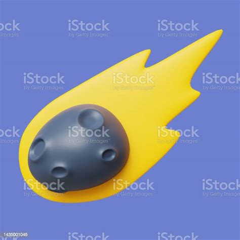 양식화 된 3d 유성 일러스트레이션 만화 스타일의 소행성 3d 일러스트레이션 과학 교육에 적합 0명에 대한 스톡 사진 및 기타 이미지 Istock