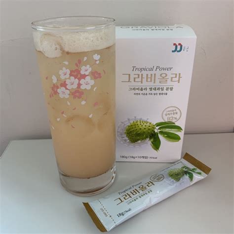 여름엔 아이스티 신의 열매 그라비올라 가볍게 한 잔 네이버 블로그