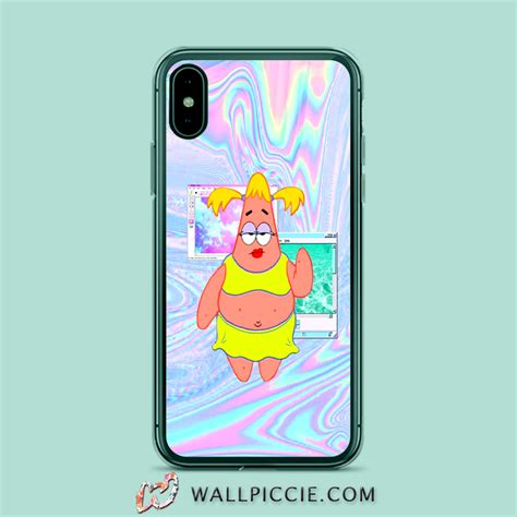 Patrick Spongebob X Off White Iphone Xr Case Custom Phone Cases