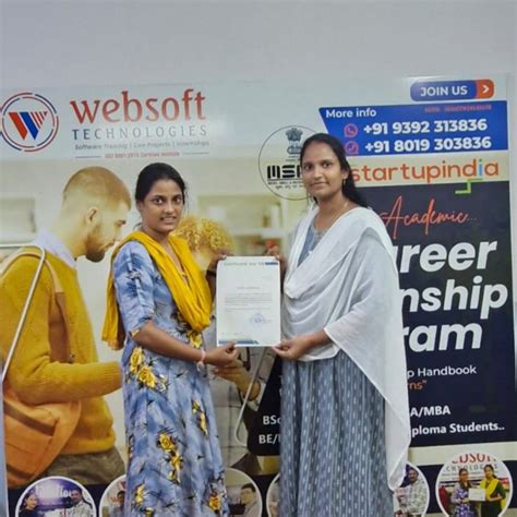 Websoft Technologies On Linkedin Certificates Internshipprojectwork