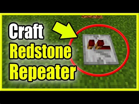 How To Make Redstone Repeaters In Minecraft
