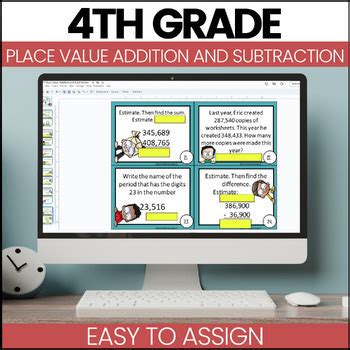 4th Grade Go Math Review Chapter 1 Place Value Addition And Subtraction