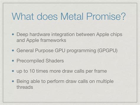 Gpu Programming With GPUImage And Metal PPT