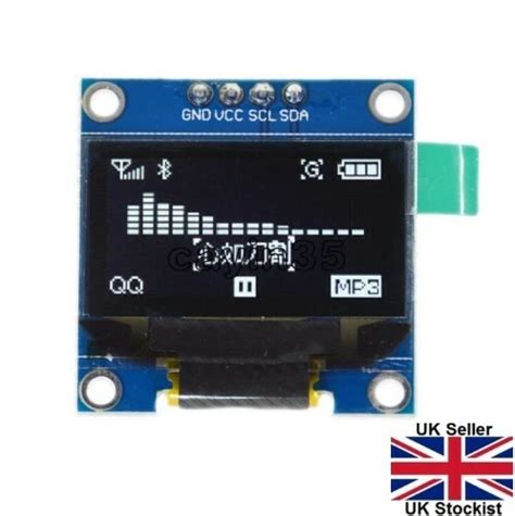 128x64 096and Oled I2c Iic Serial Lcd Led Ssd For Arduino Display Module Clip £401 Picclick Uk