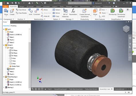 Inventor 2019 Rotating A Cylinder Within Dynamic Simulation Autodesk