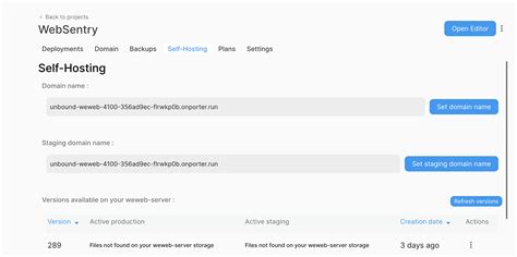 Unable To Fetch Project Files From Weweb Server For Self Hosting Ask Us Anything Weweb Community