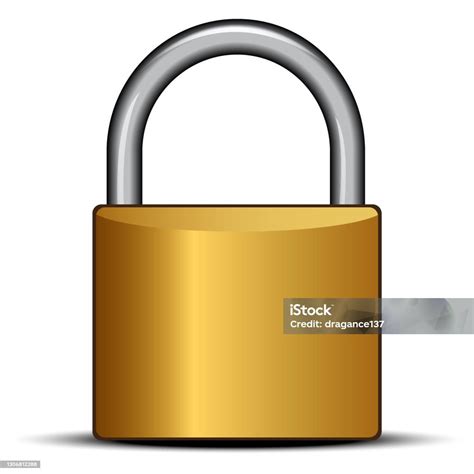 폐쇄 사각형 황동 문 자물쇠 0명에 대한 스톡 벡터 아트 및 기타 이미지 0명 3차원 형태 갈색 Istock