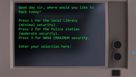 Hacker Terminal Main Menu Show Gamedevtv