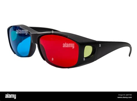 Red And Blue Eyewear Used To Create The Illusion Of A Three Dimensional