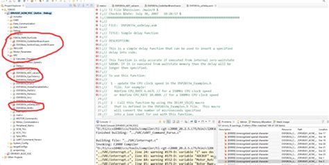 Tms320f28335 新安装的ccs 104版本，编译c2000的代码，报奇怪的错误信息 C2000™︎ 微控制器论坛 C2000 微控制器 E2e™ 设计支持