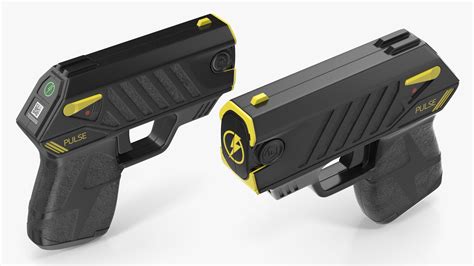 Compact Stun Gun Laser Pulse Black 3d Model 34 3ds Blend C4d Fbx Max Ma Lxo Obj Free3d
